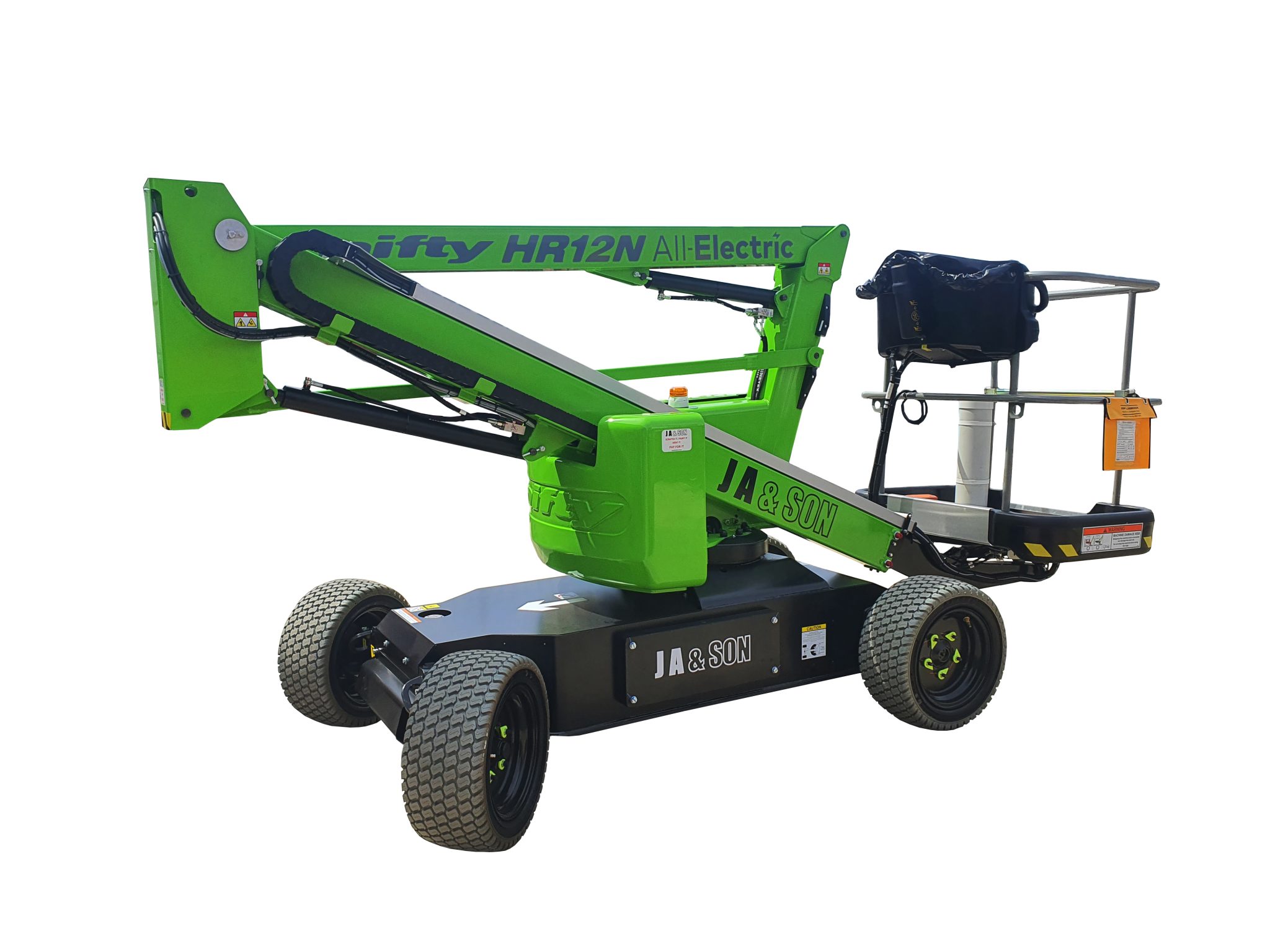 Boom Lift 34ft Knuckle - Nifty HR12 NE Electric Narrow - J A & SON