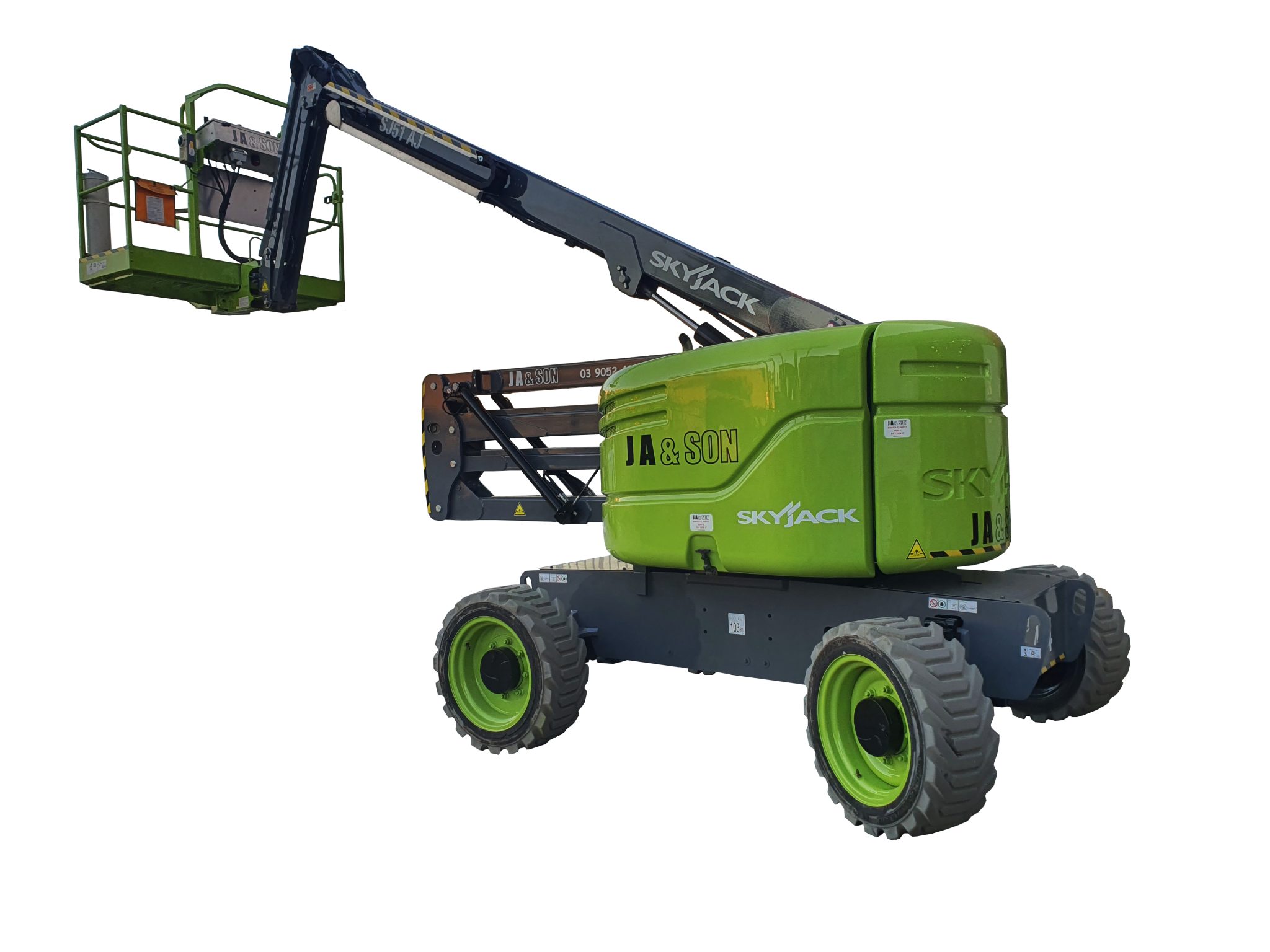 Boom Lift 51ft Diesel Knuckle – Skyjack SJ 51 AJ - J A & SON